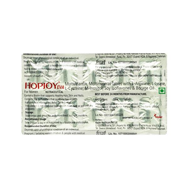 Hopjoy Eva Tab 1 x 10 tab 30 tablets