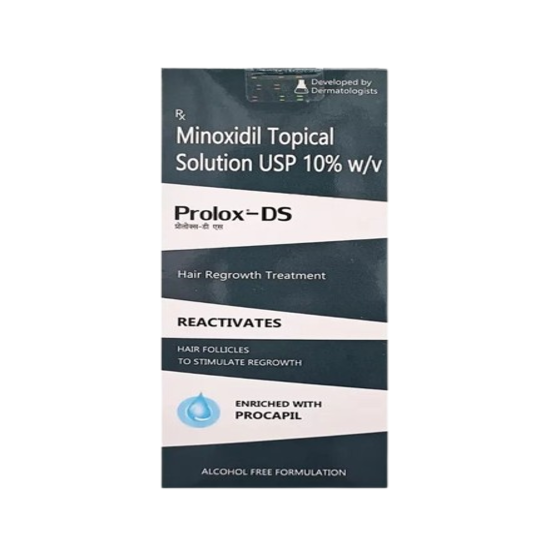 Prolox-Ds 10% Hair Solution, 60ml – Dermatics.in