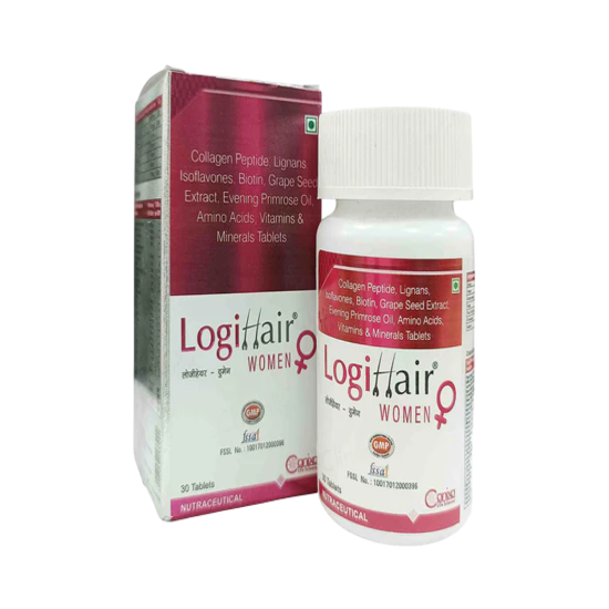 Logihair Women 30Tab, Bottle – Dermatics.in