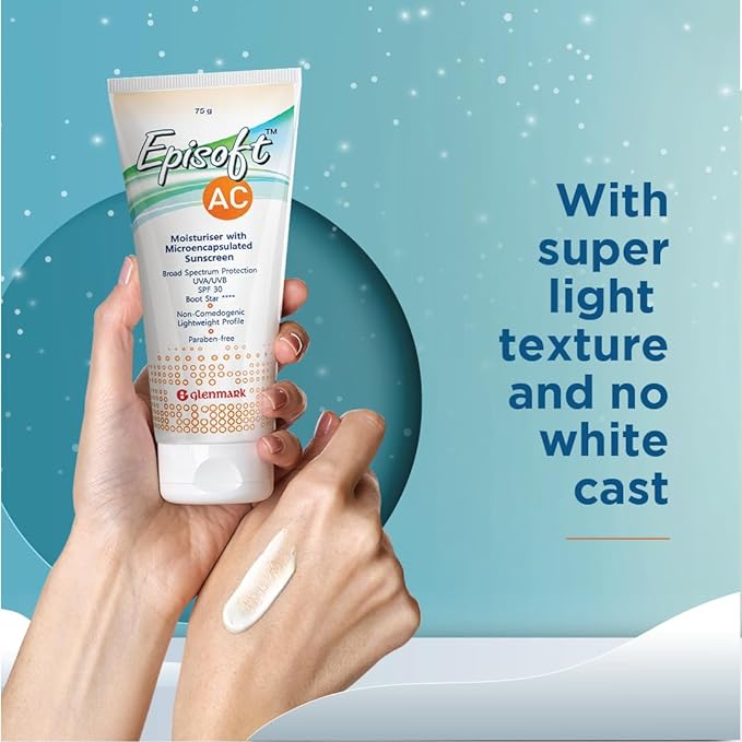 Episoft AC Sunscreen Cream SPF 30 ,75gm