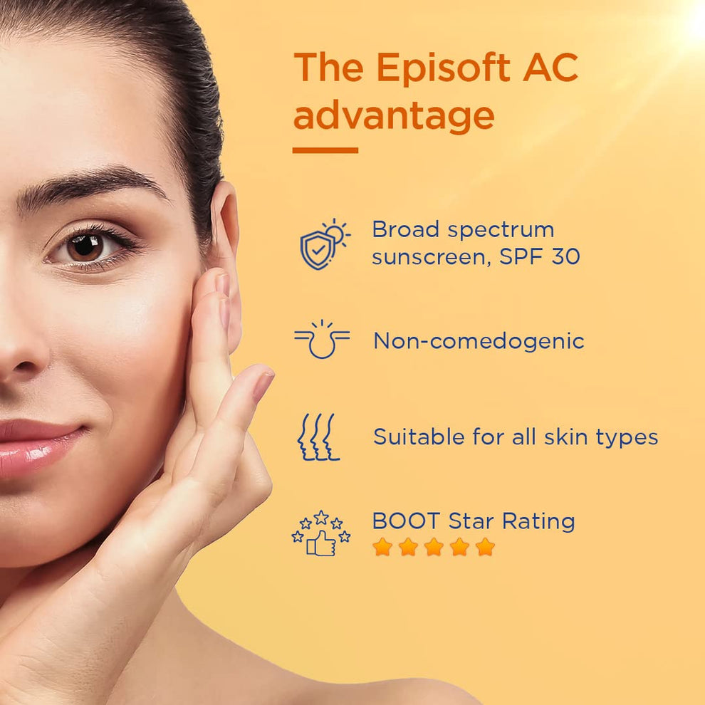 Episoft AC Sunscreen Cream SPF 30 ,75gm