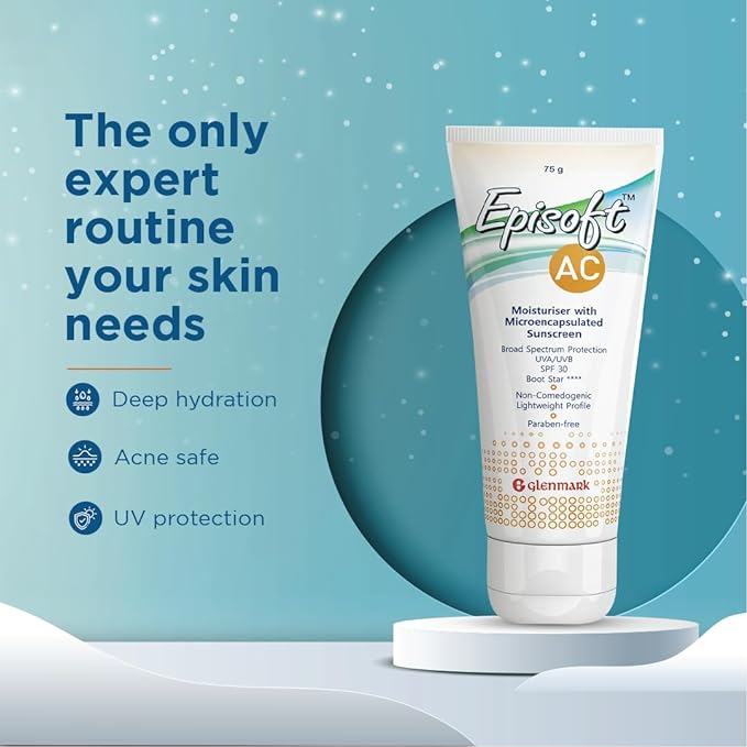 Episoft AC Sunscreen Cream SPF 30 ,75gm