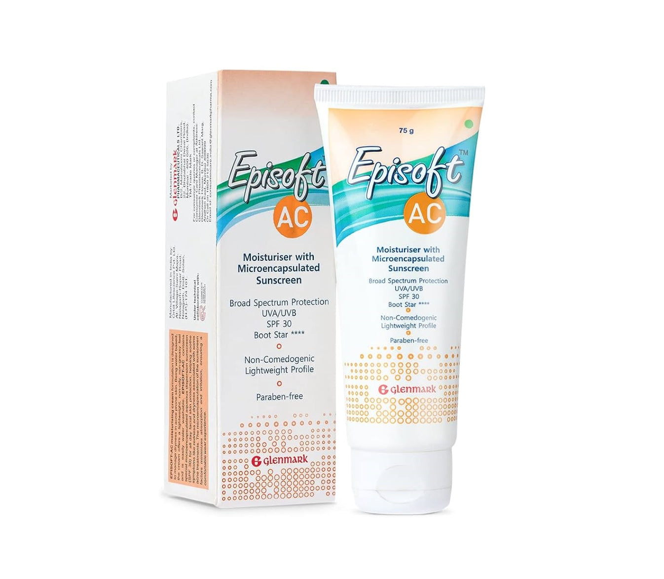Episoft AC Sunscreen Cream SPF 30 ,75gm