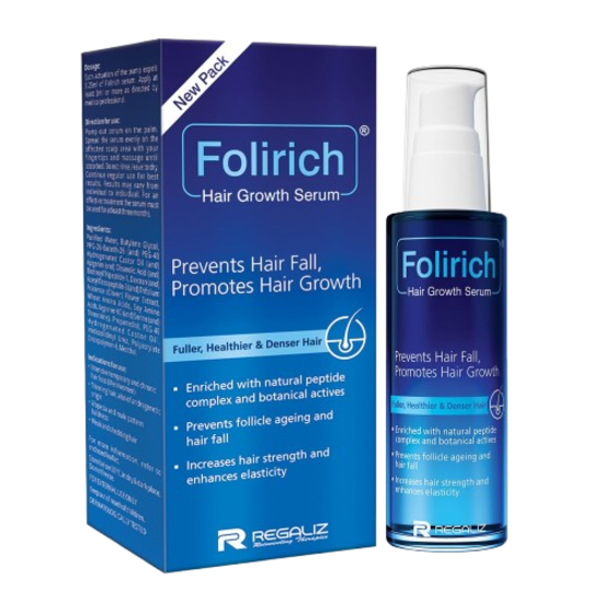 Folirich Hair Growth Serum, 60ml – Stronger, Thicker Hair | Dermatics ...
