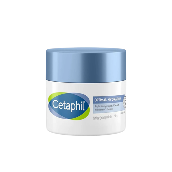 Cetaphil Optimal Hydration Replenishing Night Cream 50gm – Dermatics.in