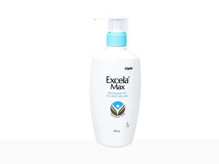 Excela Max Moisturiser For Dry and Itchy Skin 200gm