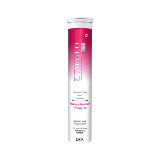 Ethiglo ET Effervescent Tablet 15 Tab – Dermatics.in