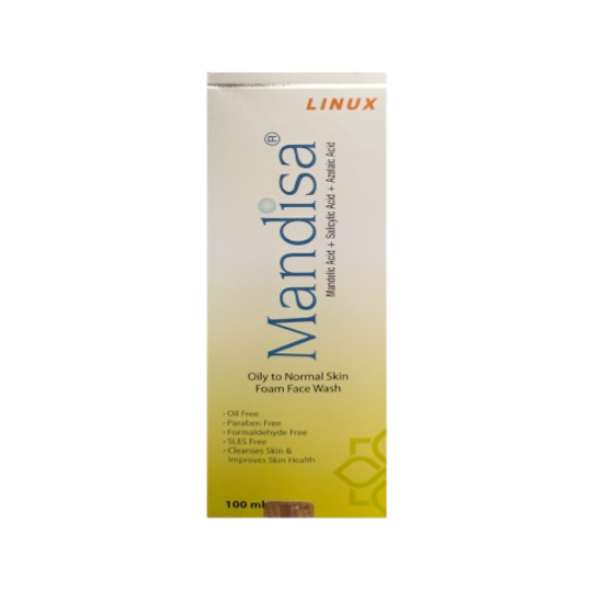 Mandisa Foam Face Wash, 100ml – Dermatics.in