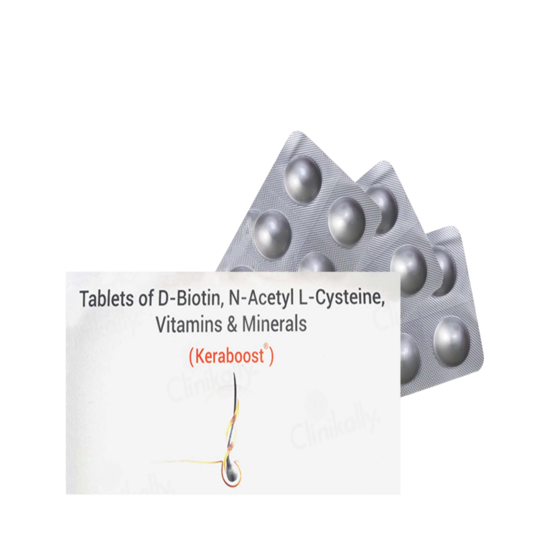 Keraboost Tablet 10 Tab, pack of 3 – Dermatics.in