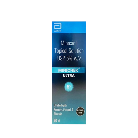 Minichek Ultra 5% Solution 60ml – Dermatics.in