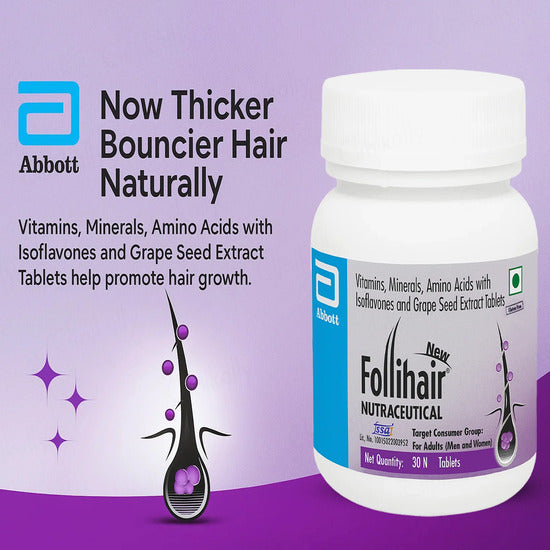 New Follihair Tablet 30 Tabs – Hair Fall Control & Growth