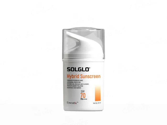 Solglo Hybrid Sunscreen SPF 70 PA++++50ML