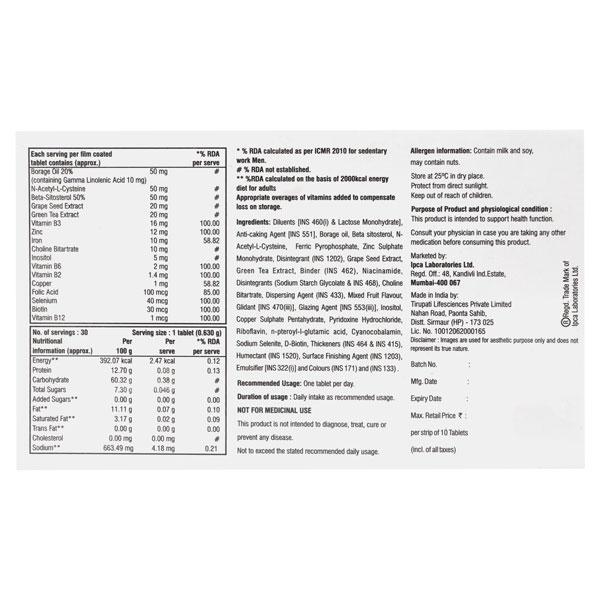 Keraglo Men Tablets Strip (1x10 Caps) (30TAB)